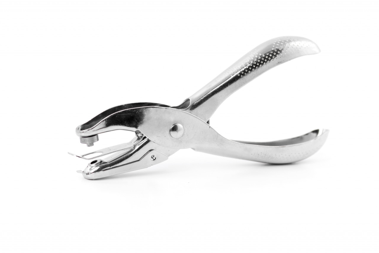 Lochzange Prüfplakettenzange | Rundloch 3mm